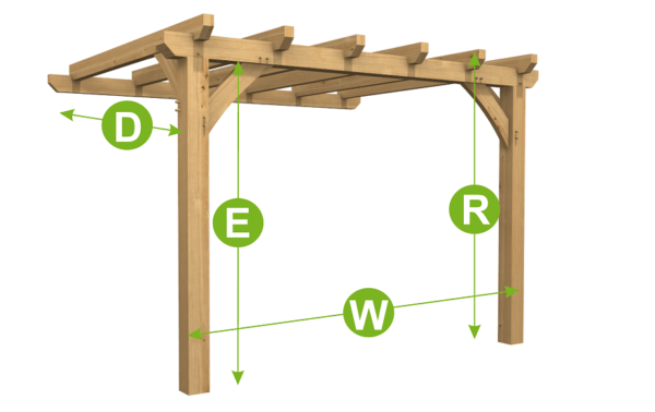 Lean-To with Lattice: Benefits of Using Oak Lattice 30 x 50 mm