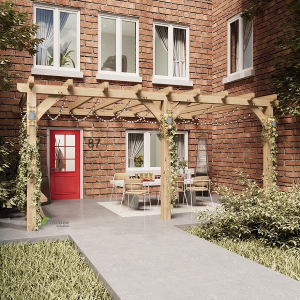 Fixing an Oak Lean To Pergola to a Timber Frame House | Guide