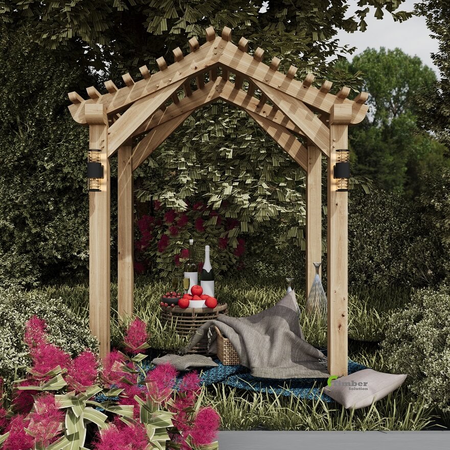 Chinese Arch Arbor Designs Garden Arch Ideas For An Enchanting